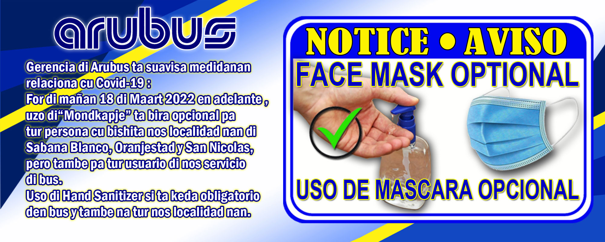 Arubus N.V. – The major public transportation of Aruba, owned by the ...